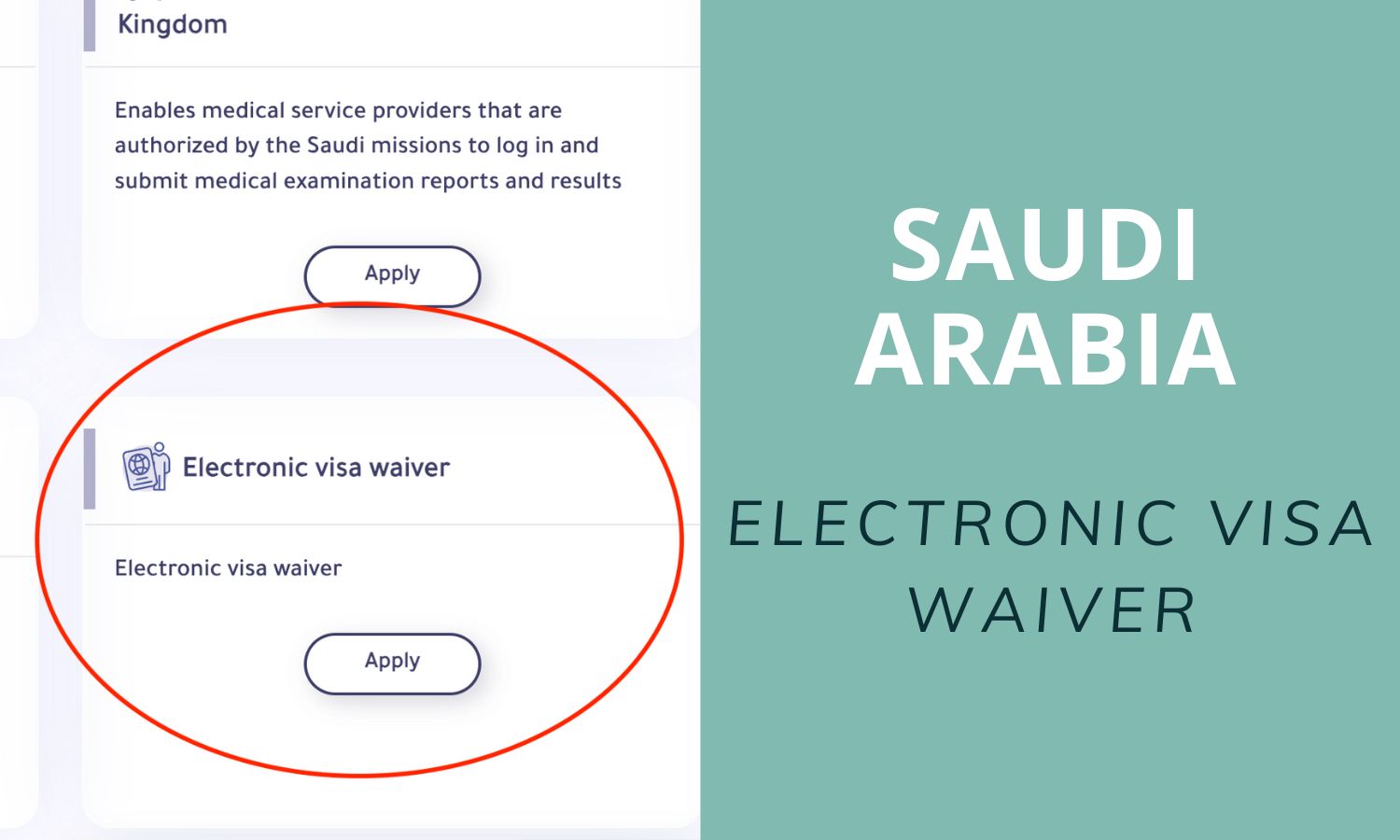 Everything On The Saudi Electronic Visa Waiver (EVW)-How To Issue The E ...